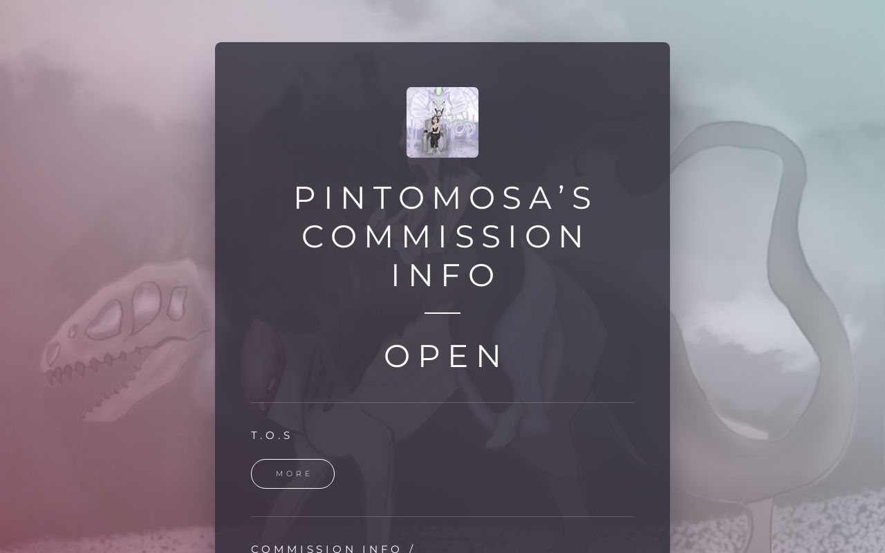 Pintomosa’s commissions